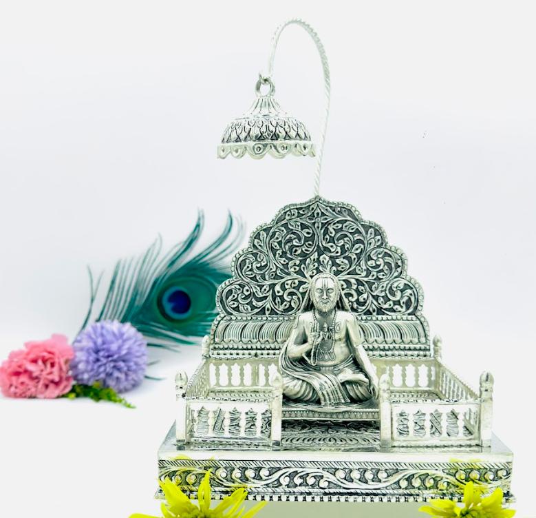 Buy Pure Silver Simhasan Online in USA | Snow Lotus